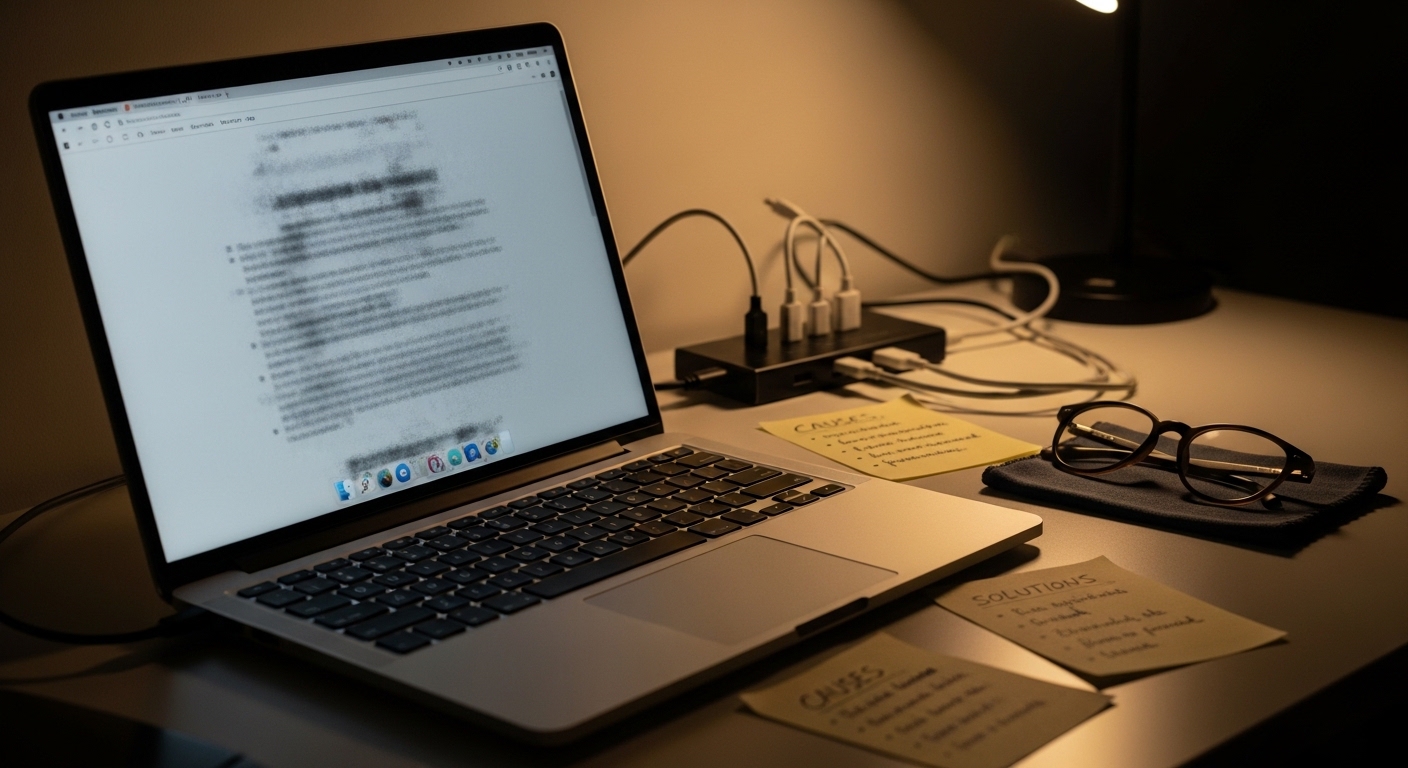 Laptop Monitor Blurry: Causes, Solutions, and Tips for a Clear Display ...